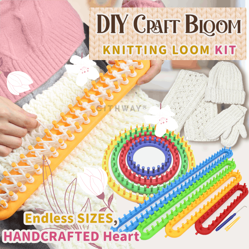 Cithway® DIY Craft Bloom Knitting Loom Kit – Wishinglams