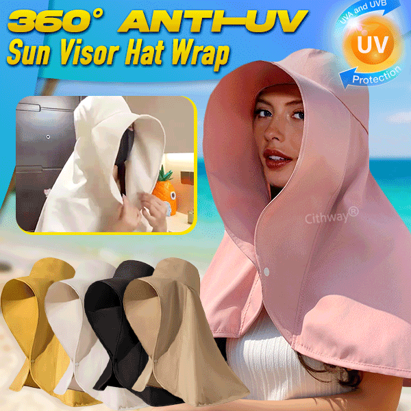Cithway® Anti-UV Full-Face Protection Sun Hat Shawl – Wishinglams