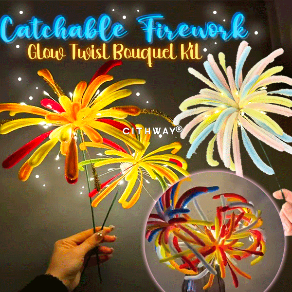 Cithway® Catchable Glow Firework Twist Bouquet Kit – Wishinglams