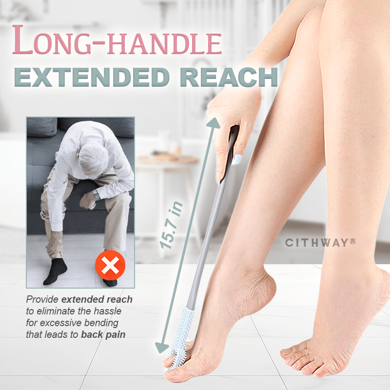 Cithway® Easy-Reach Deep Cleaning Foot Brush – Wishinglams